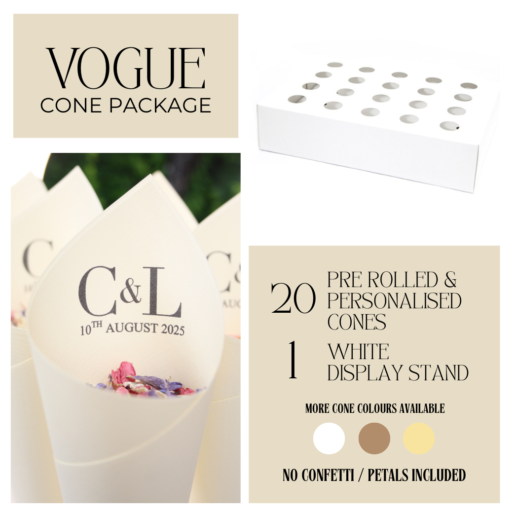 Vogue Confetti Cones